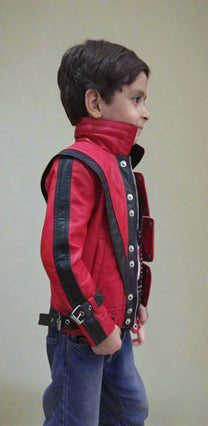Kids Jackets MJ Thriller Jackets For Kids – Ruby Leather