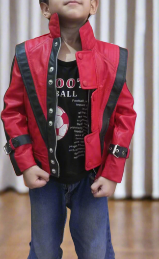 Kids Jackets MJ Thriller Jackets For Kids – Ruby Leather