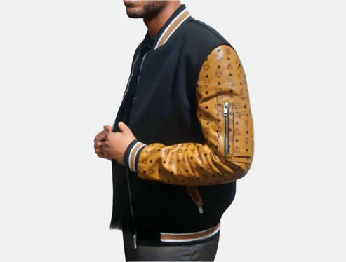 MCM Varsity Jacket for Men – Ruby Leather