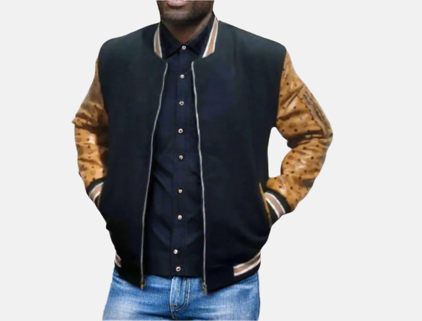 MCM Varsity Jacket for Men – Ruby Leather