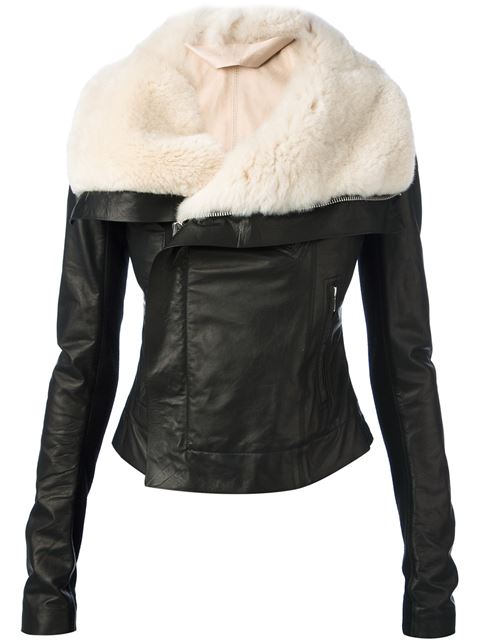 Women Black Leather Jacket Real Sheep Fur Biker Jacket – Ruby Leather