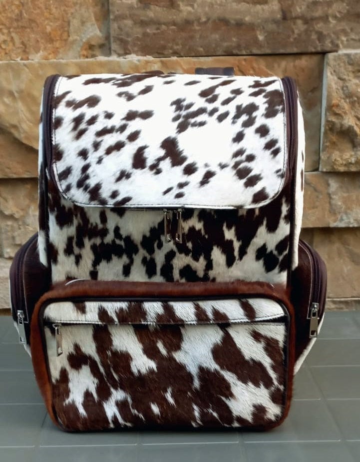 Diaper Bag Backpack | Laptop Backpack | Cowhide Travel Bag | Brown Bag ...