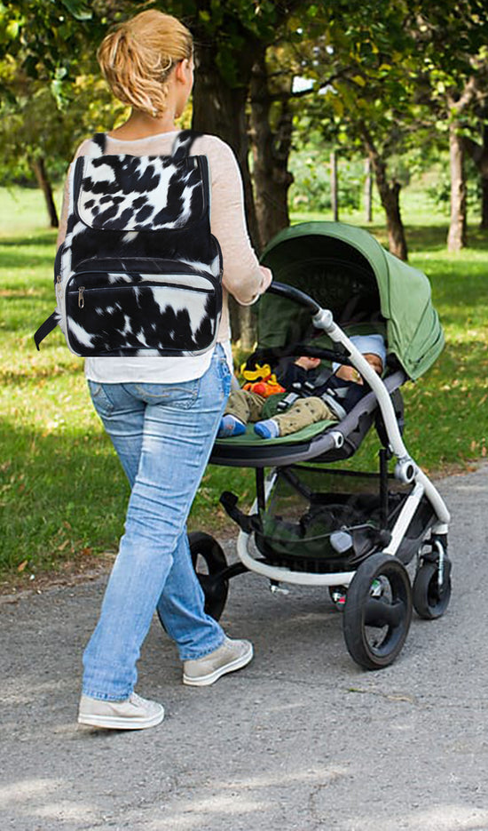 Cowhide Backpack | Travel backpack |Diaper backpack |Laptop backpack ...